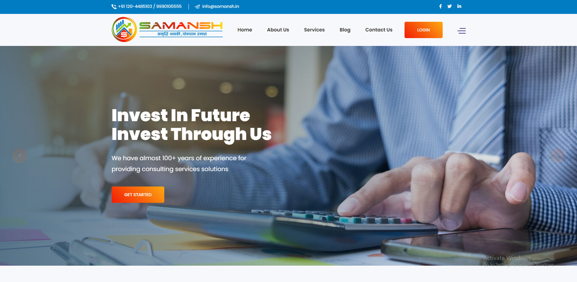 Build Financial website | Create Logo and Template | Make Web Page