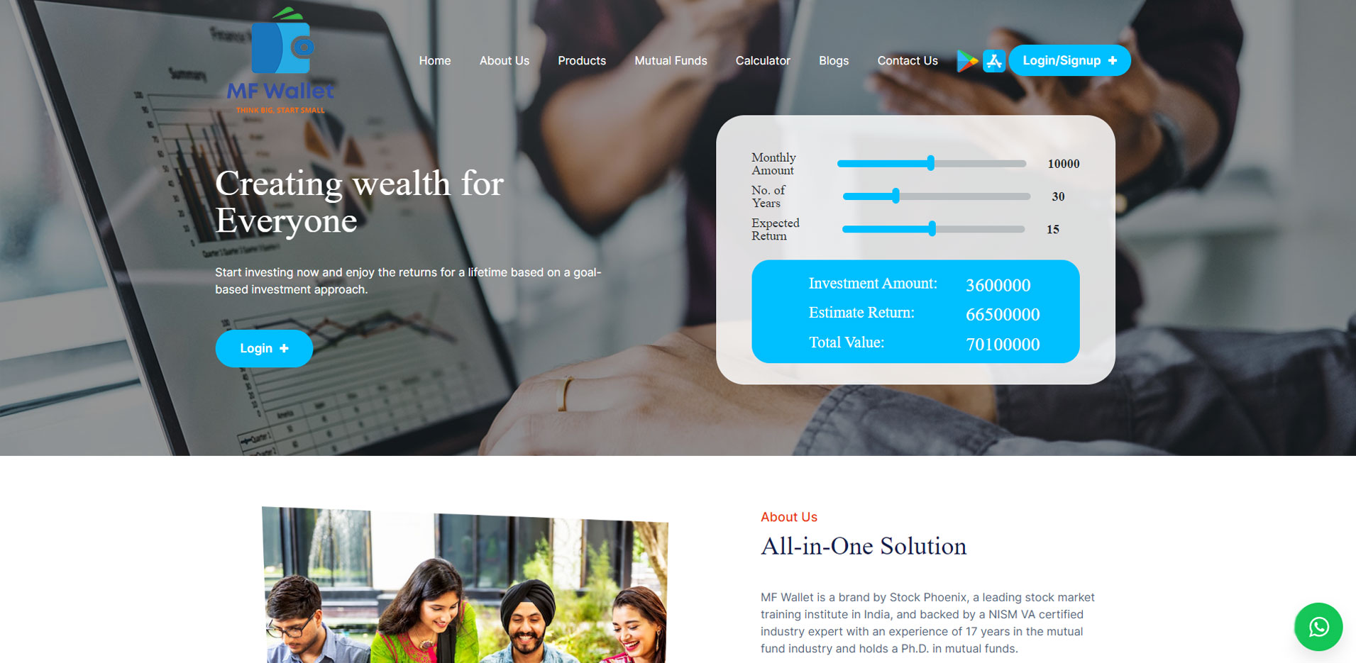 Build Financial website | Create Logo and Template | Make Web Page