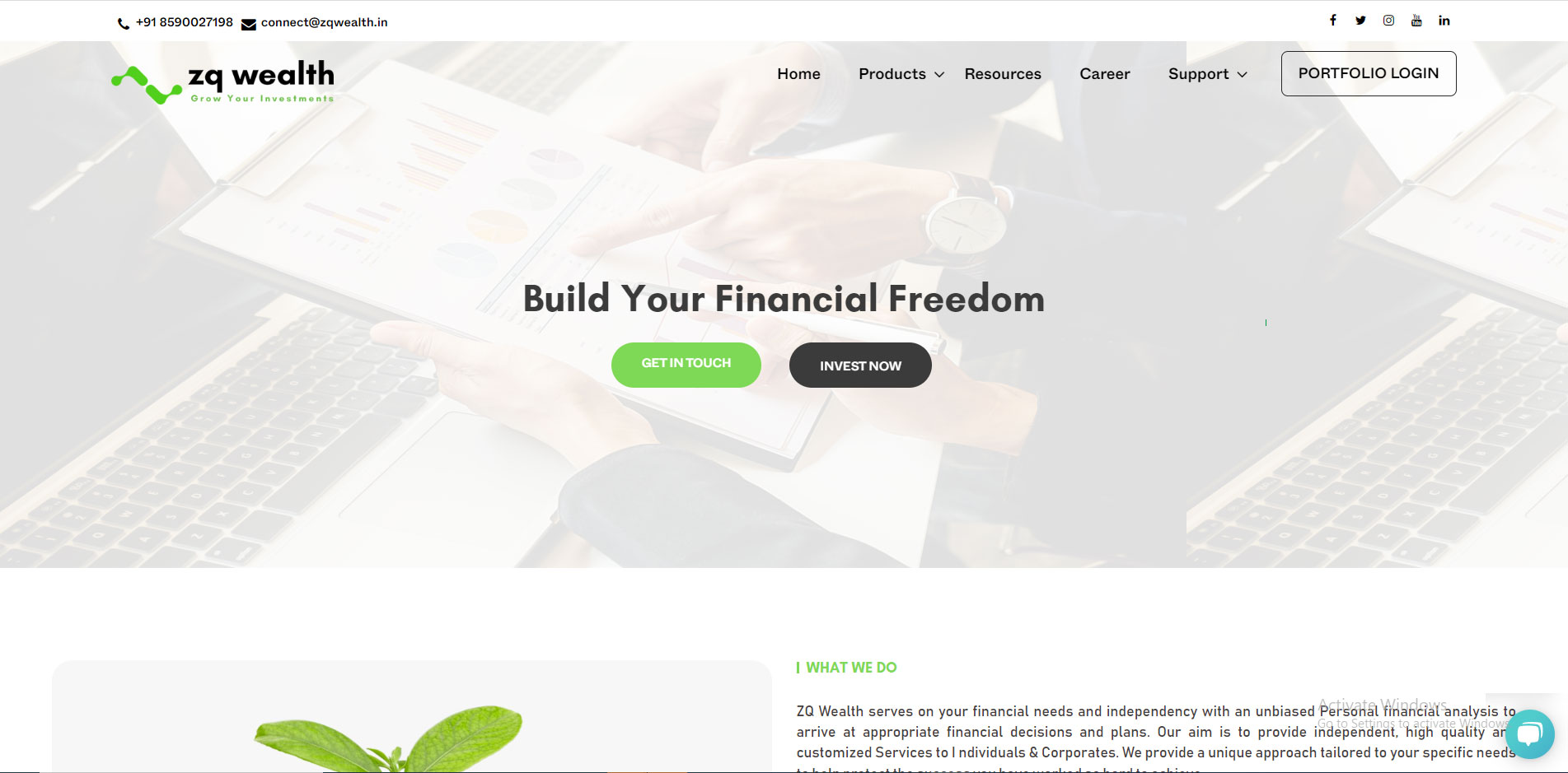 Build Financial website | Create Logo and Template | Make Web Page