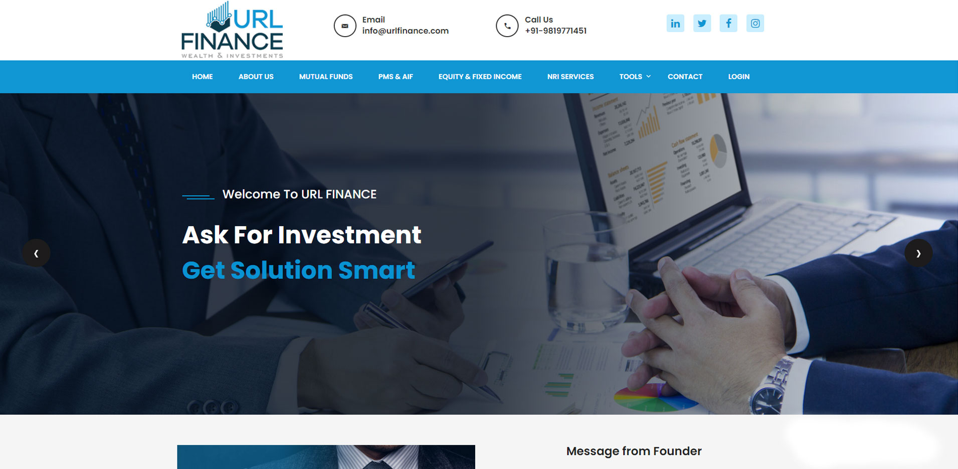 Build Financial website | Create Logo and Template | Make Web Page